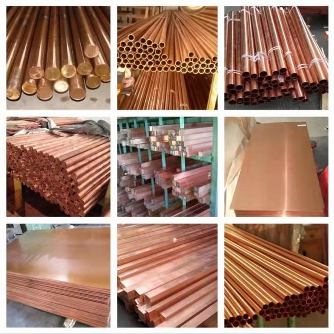 C10200 Oxygen Free Copper Pipe Tube JIS 100mm OD 2.5mm Thick